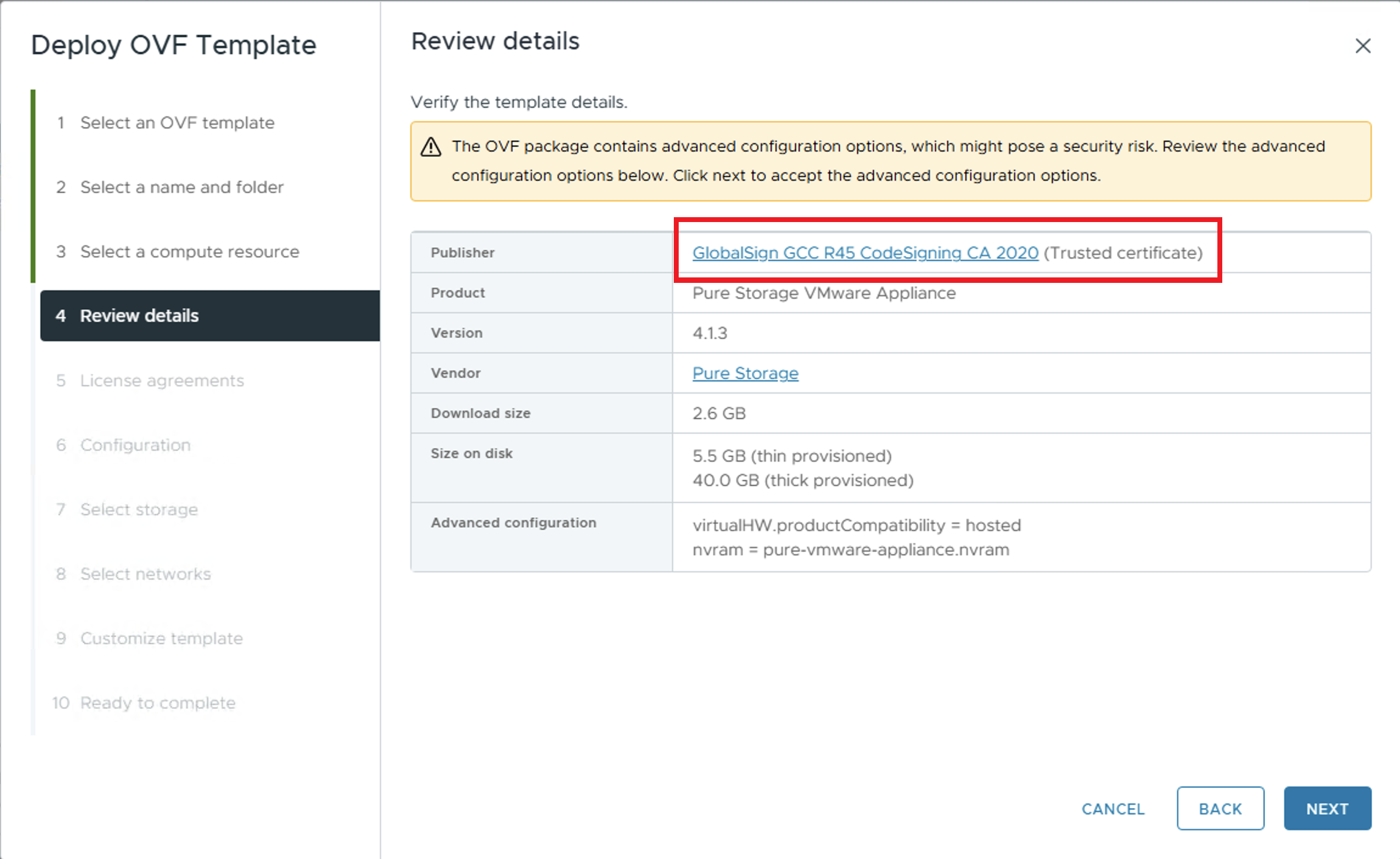 How to resolve an untrusted OVA Certificate in vCenter - @PSUStevens Blog
